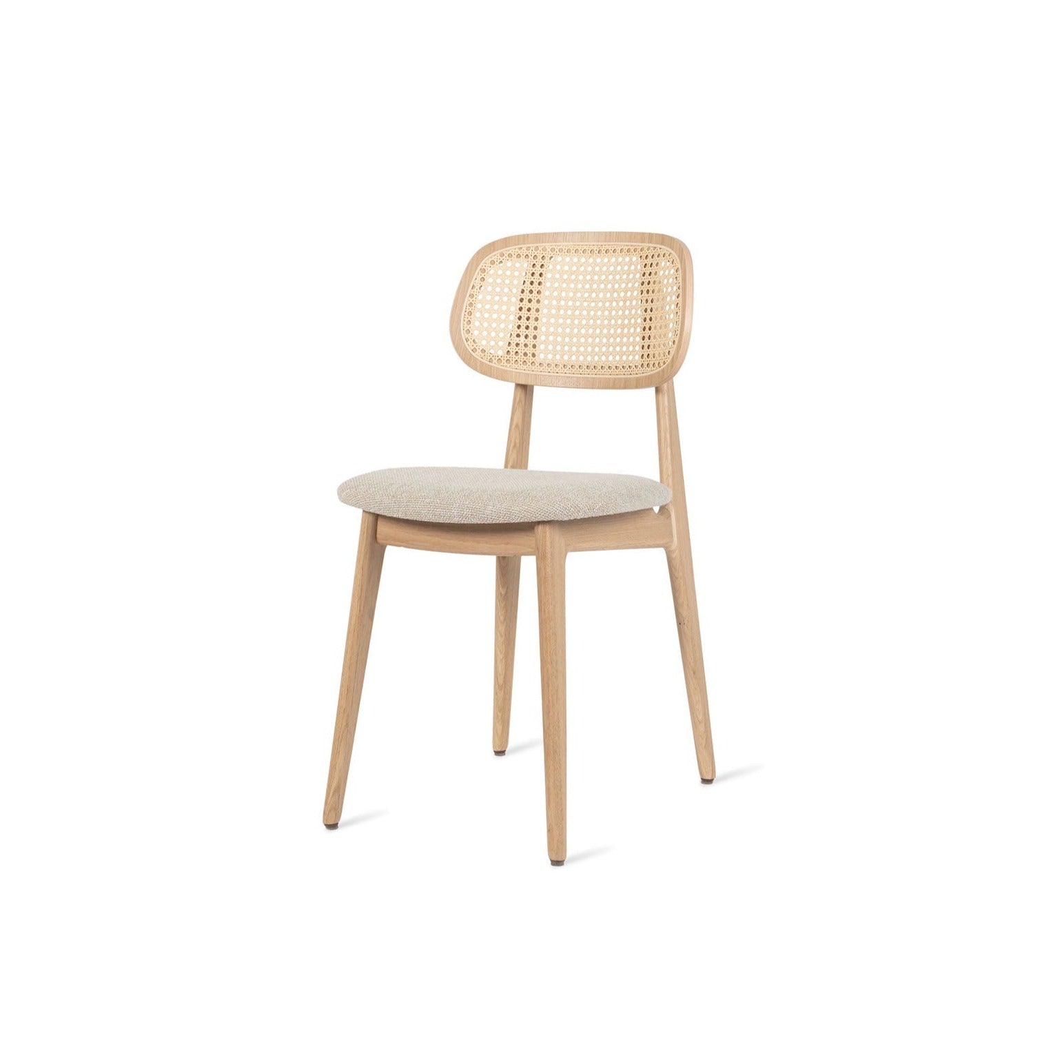 Titus Dining Chair | Naturel Oak Boucle – Landes Interiors
