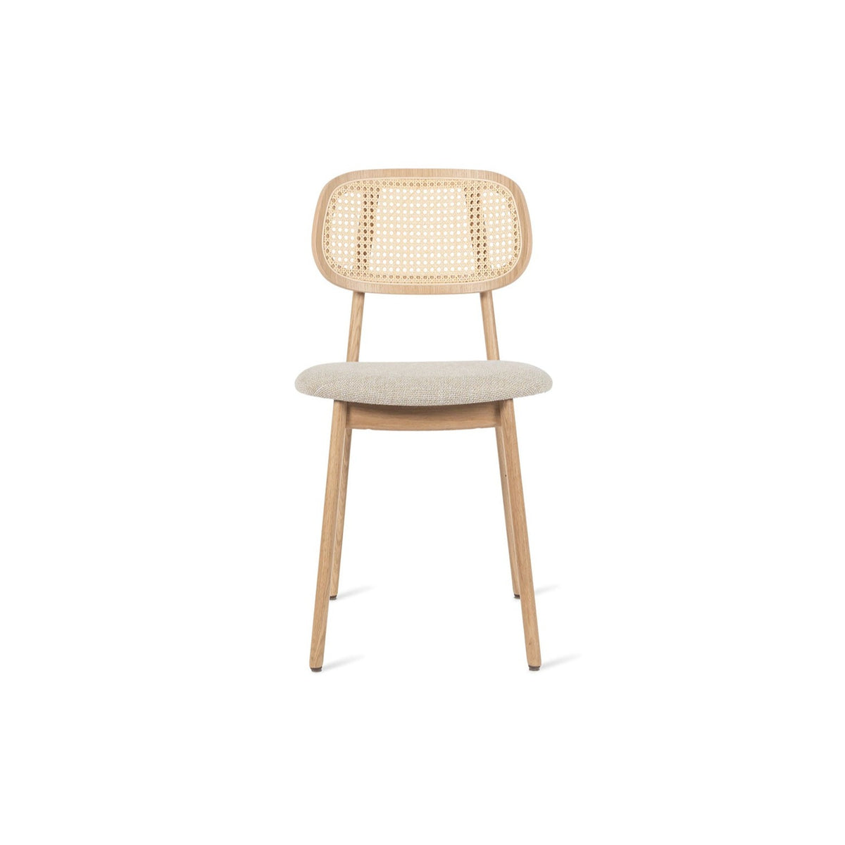 Titus Dining Chair | Naturel Oak Boucle – Landes Interiors